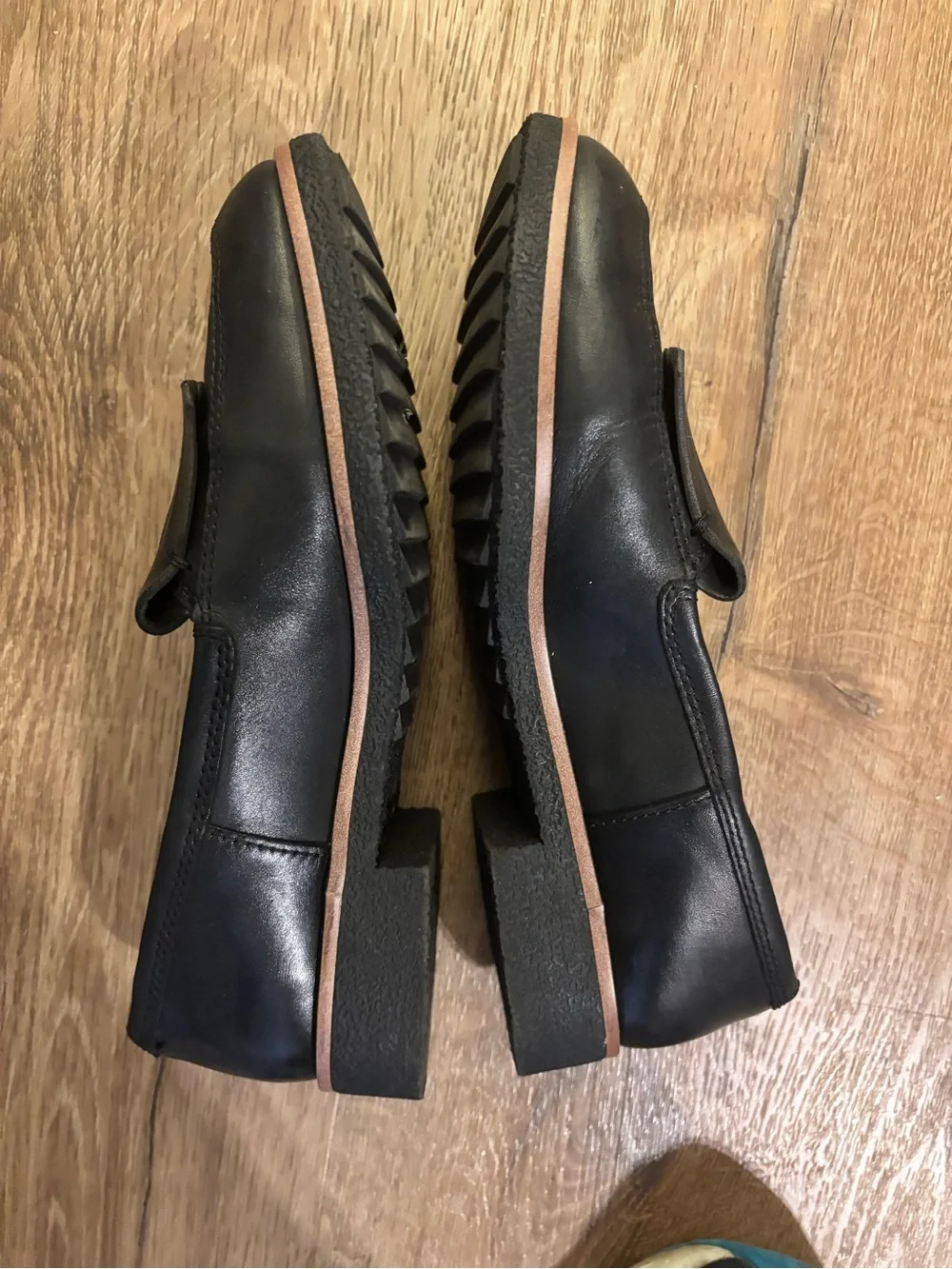 Clarks | Shoes | Clarks Black Fringe Leather Loafers | Poshmark